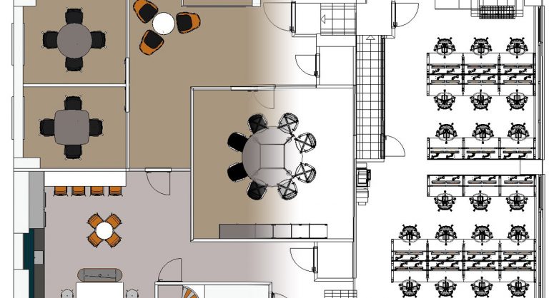 2D and 3D Office Space Planning and Design | Plan-it Interiors